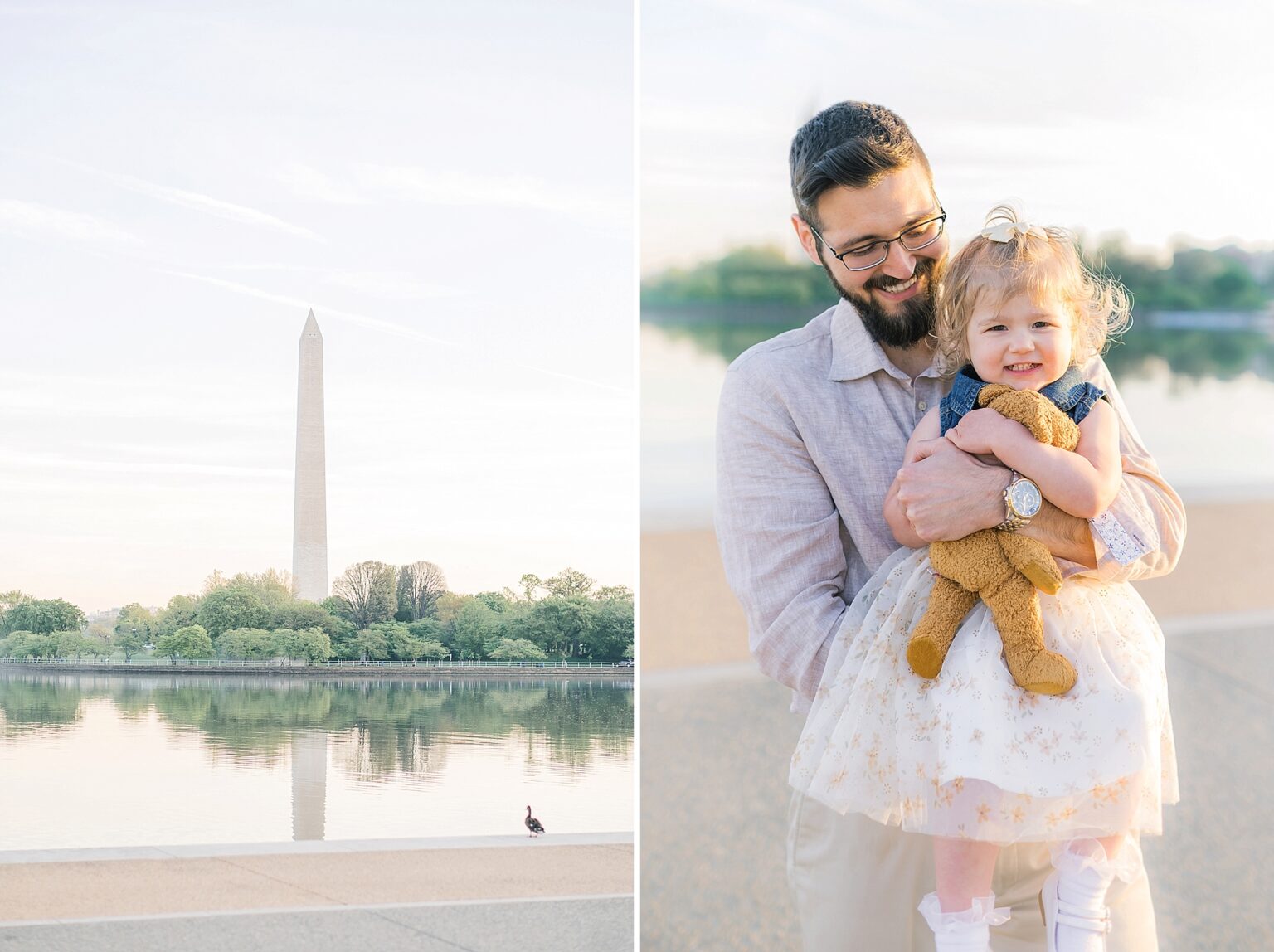 The Faber Family | Washington DC Memorials Sunrise Portraits