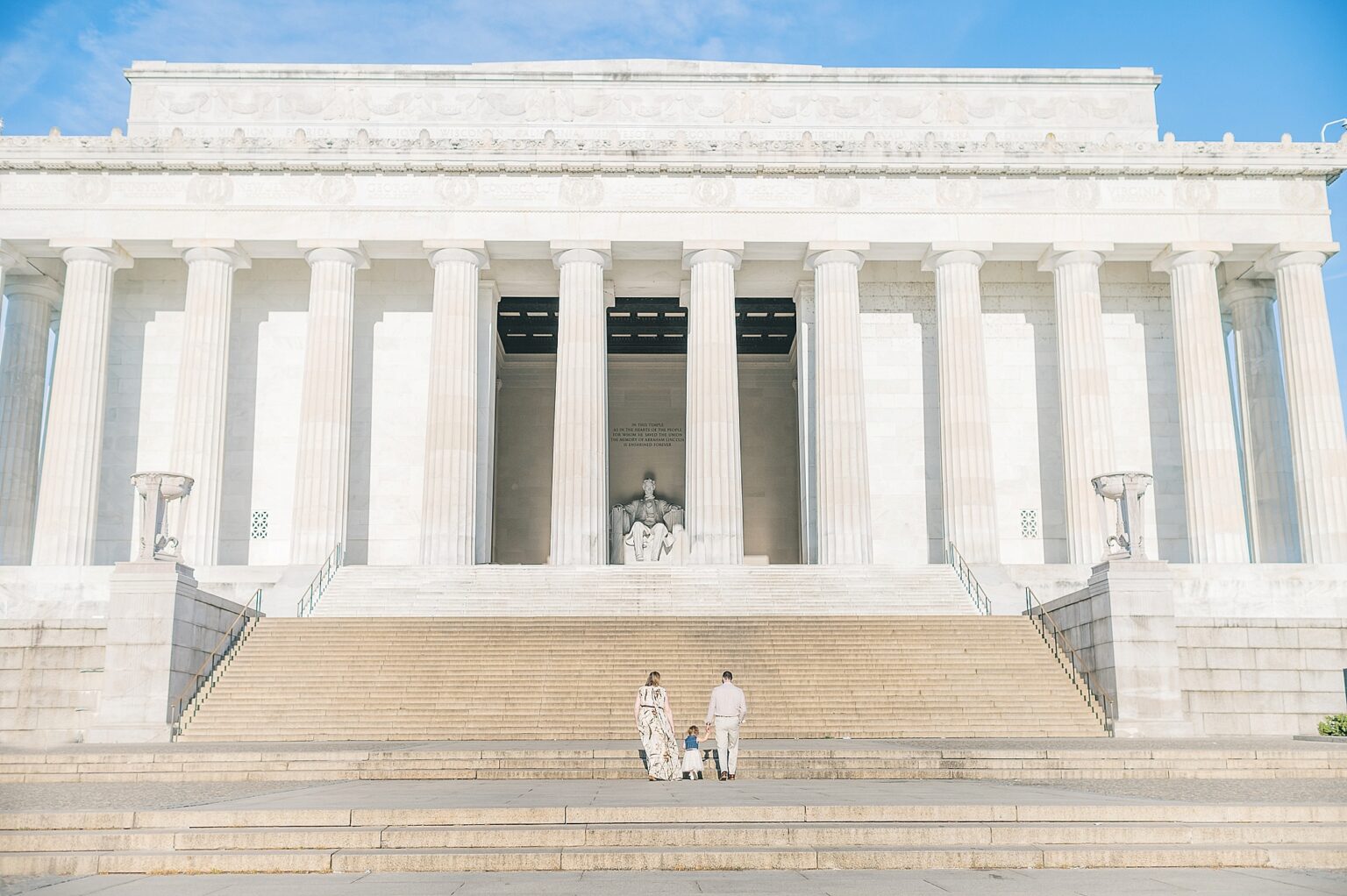 The Faber Family | Washington DC Memorials Sunrise Portraits